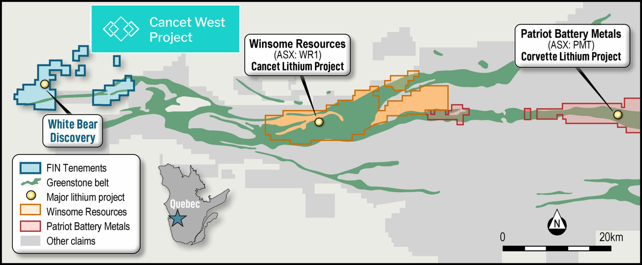 Mt Tremblant Lithium Projects – Fin Resources Limited
