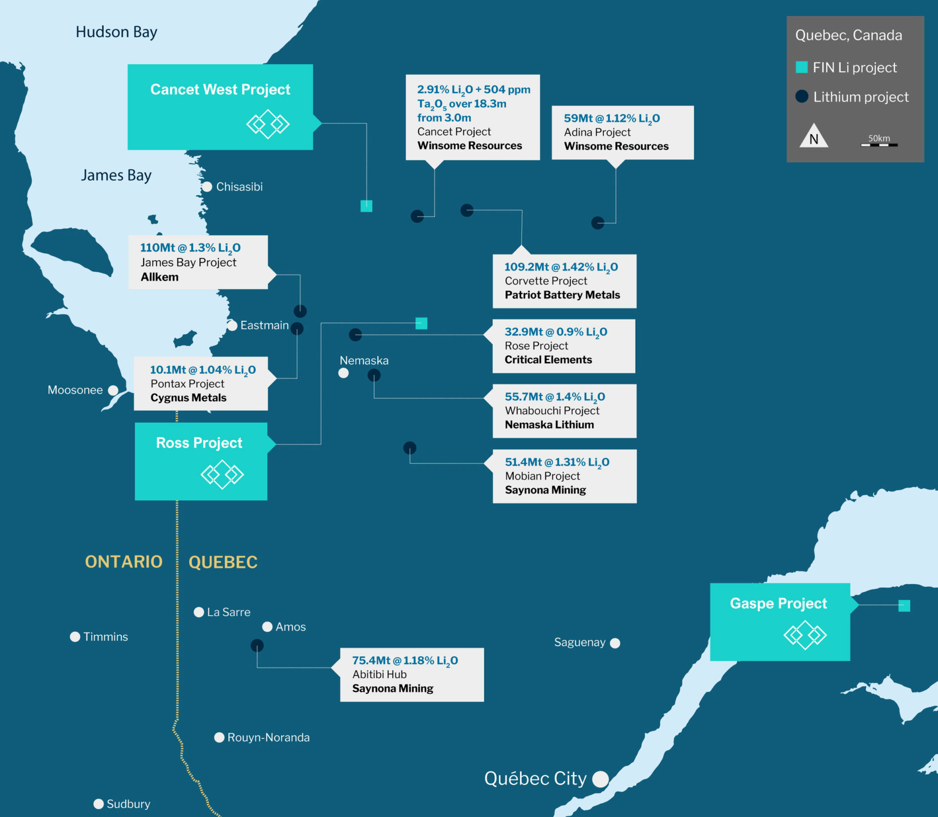 Mt Tremblant Lithium Projects – Fin Resources Limited