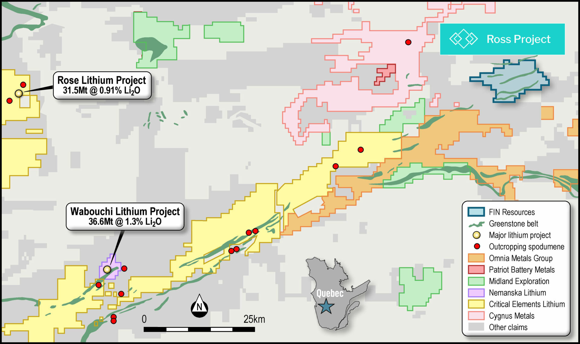 Mt Tremblant Lithium Projects – Fin Resources Limited